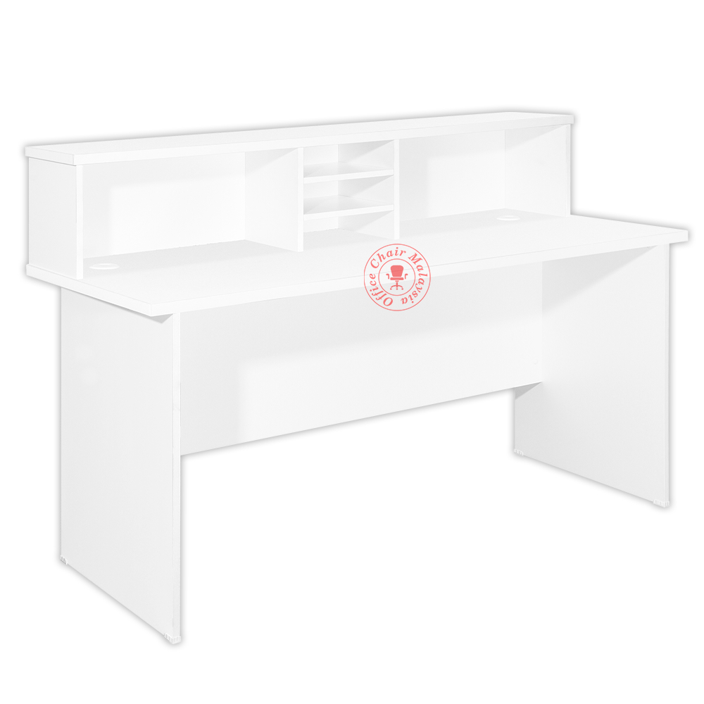 4ft 5ft 6ft Reception Counter Table /Cashier Counter Table Receptionist ...