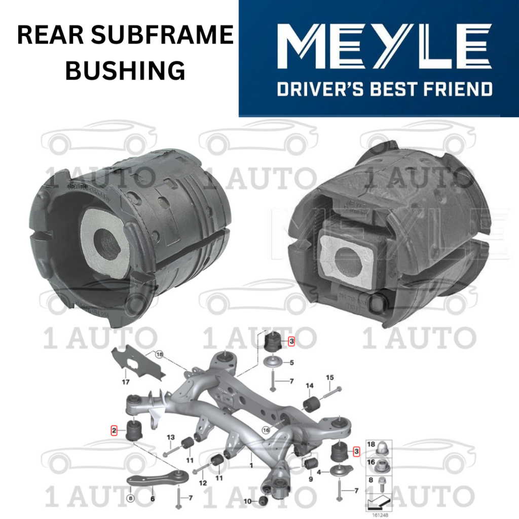 MEYLE GERMANY REAR SUBFRAME BUSHING BMW E90 E92 E93 E87 | Shopee Malaysia