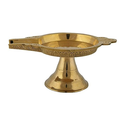 Abhishek Patra Stand for God Idols - Brass Abhishekam Stand Plate for ...