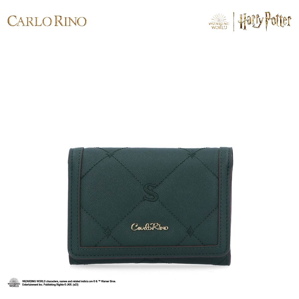 Carlo Rino Dark Green Harry Potter Short Wallet | Shopee Malaysia