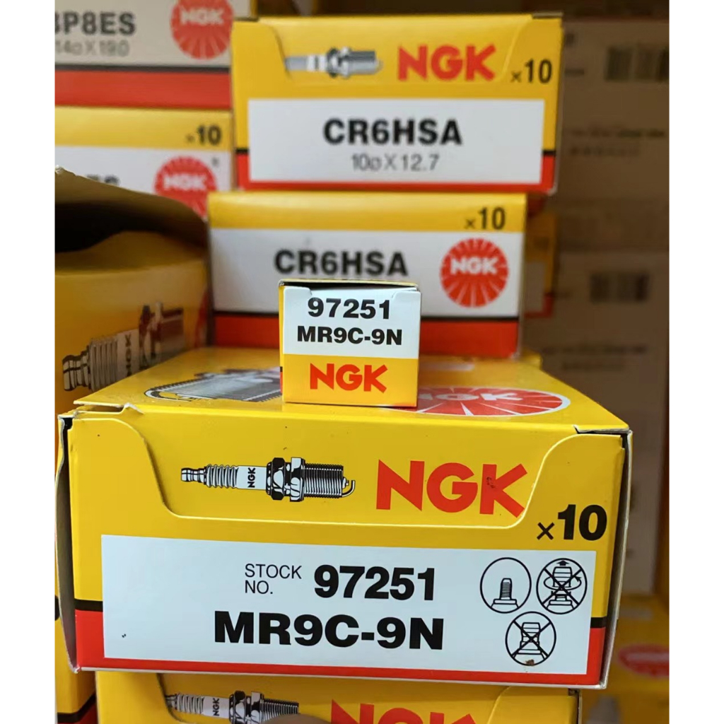 NGK SPARK PLUG MR9C-9N / CPR6EA-9 / CPR8EA9 / CR8E / PLUG CAP RS150 ...