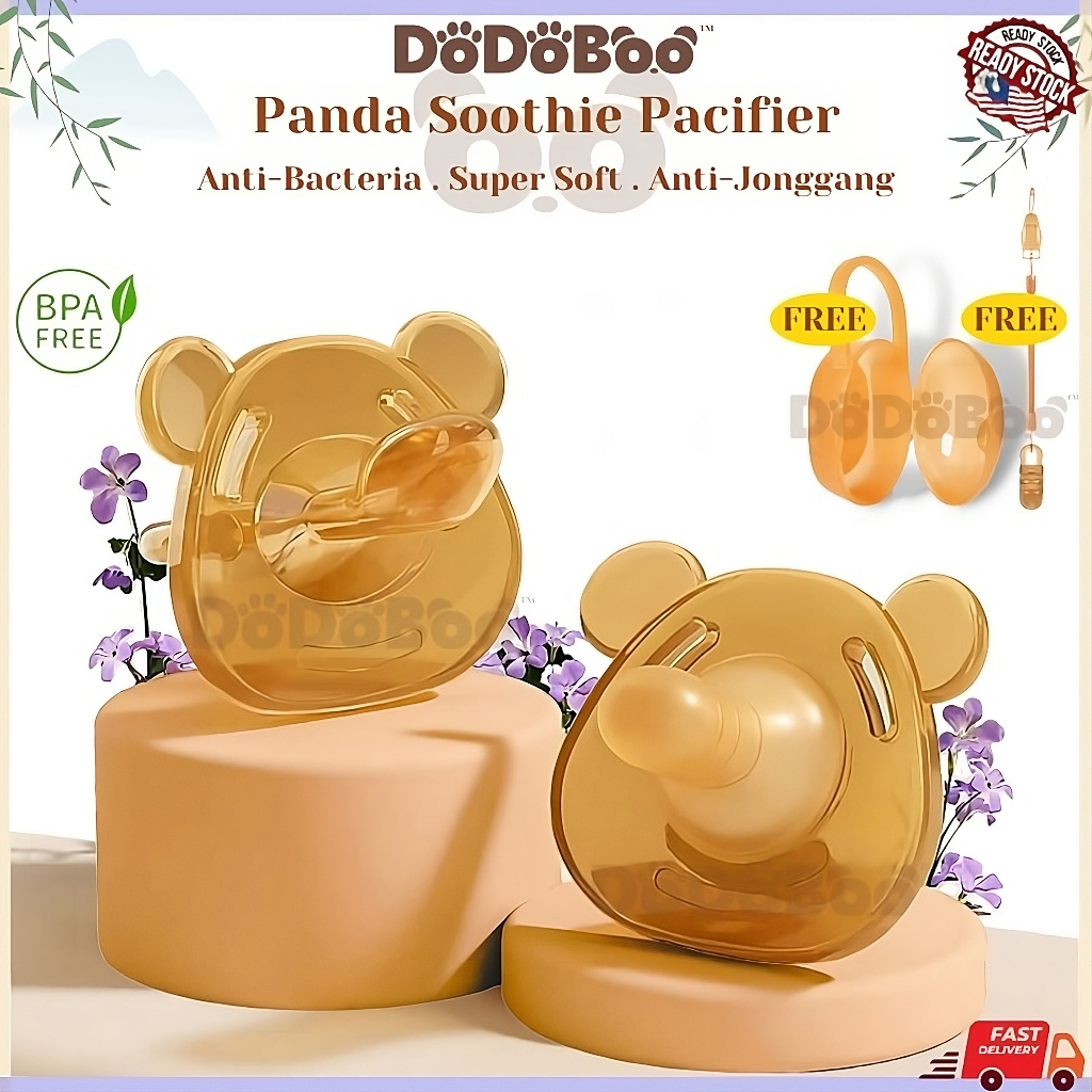 Nano Silver Soothie Pacifier / Panda Design Pacifier | Shopee Malaysia