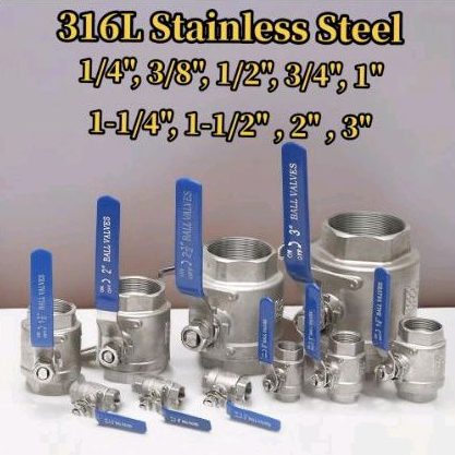 BSPT 316L Stainless Steel / 316 Stainless Steel Ball Valve / SUS 304 ...