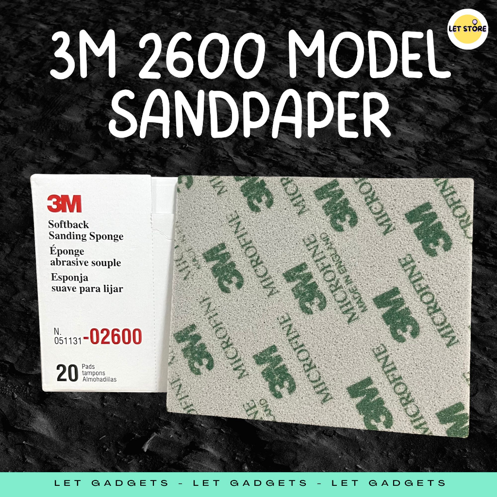 3M Microfine 2600 Model Sand Paper Microfine 3M Sponge Sand Slice 2600 ...
