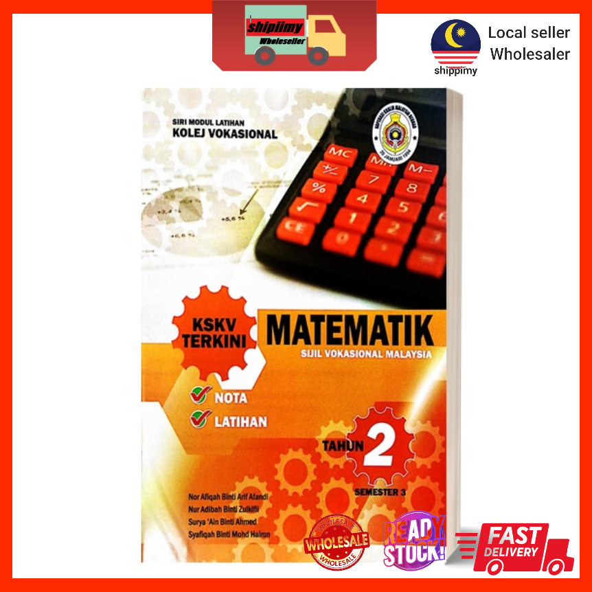 [Kolej Vokasional] MATEMATIK Tahun 2 Semester 3/ Siri Modul Latihan Kolej Vokasional | Shopee ...