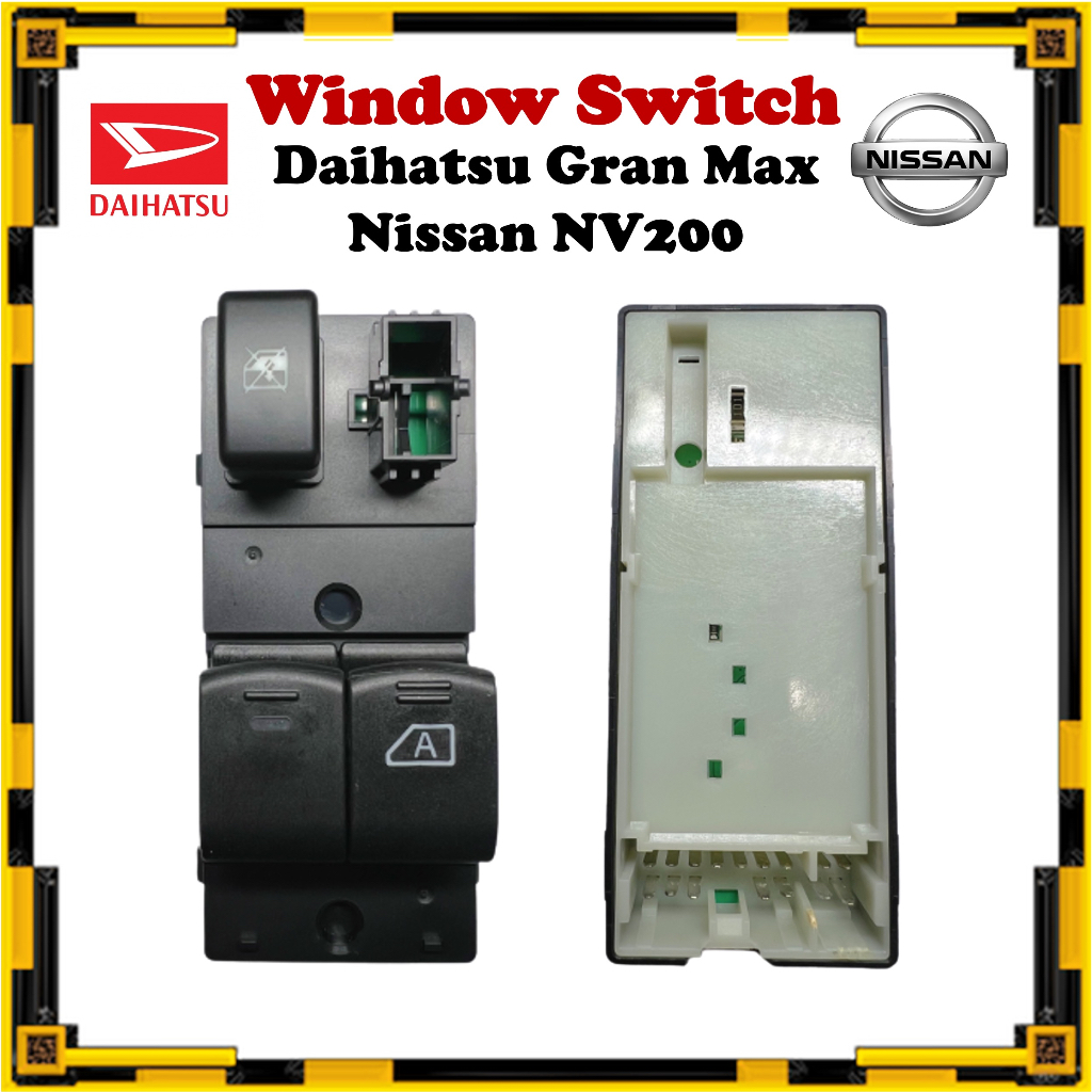 Nissan NV200 / Daihatsu Gran Max - Main Power Window Switch / Suis ...