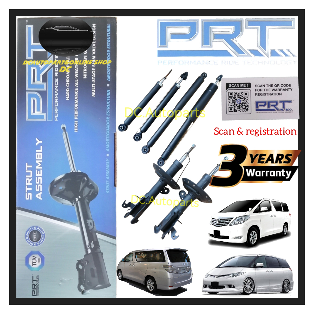 ( WARRANTY 3YEAR ) PRT TOYOTA ESTIMA ALPHARD VELLFIRE ANH20 GGH20 ACR50 ...