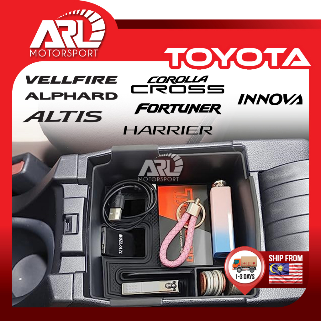 Toyota Alphard/Vellfire Cross Hilux HarrierCoin Box / Center Storage ...