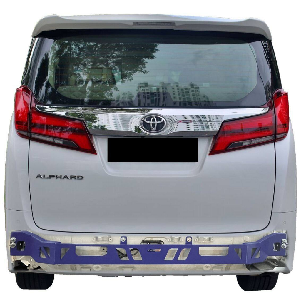 Toyota Vellfire Alphard AGH30 Rear Bumper Anti Crash Bar 2015-2023 ...