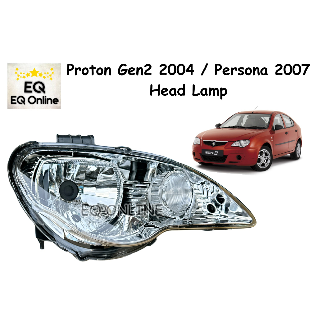 Proton Gen2 / Persona 2004 Head Lamp Lampu depan Lampu Besar Gen2 Head ...