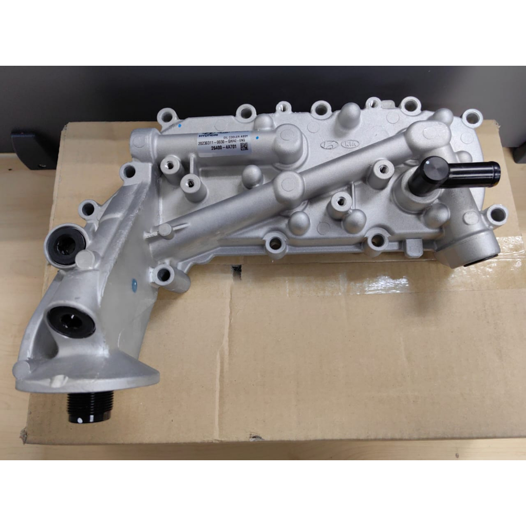 OIL COOLER WITH HOUSING GENUINE PART (ORIGINAL) HYUNDAI STAREX A2 2014 ...
