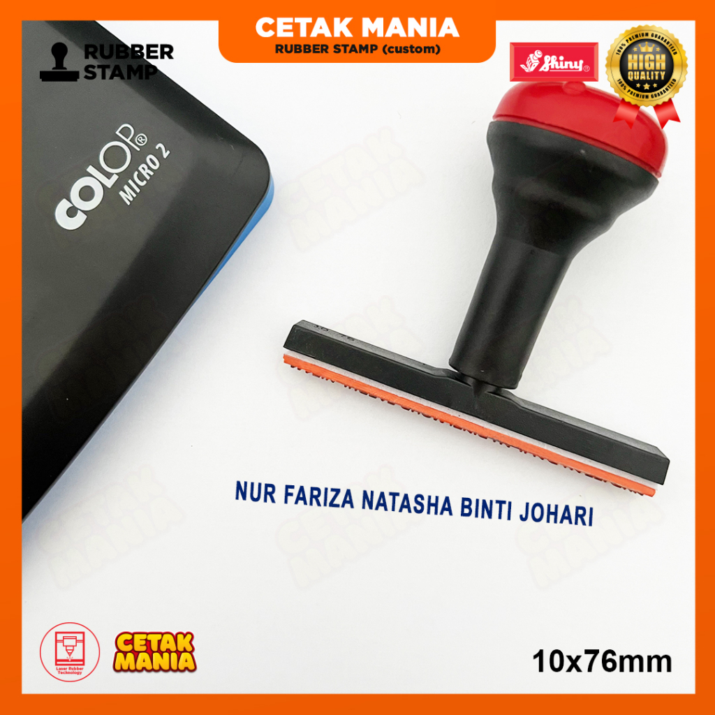 Cop Kayu/Cop Getah/ Rubber Stamp Custom (Penunjuk, Name Chop, Company ...