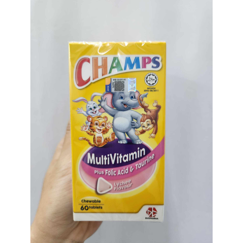 CHAMPS Multivitamin Plus Folic Acid and Taurine (60's) | Shopee Malaysia
