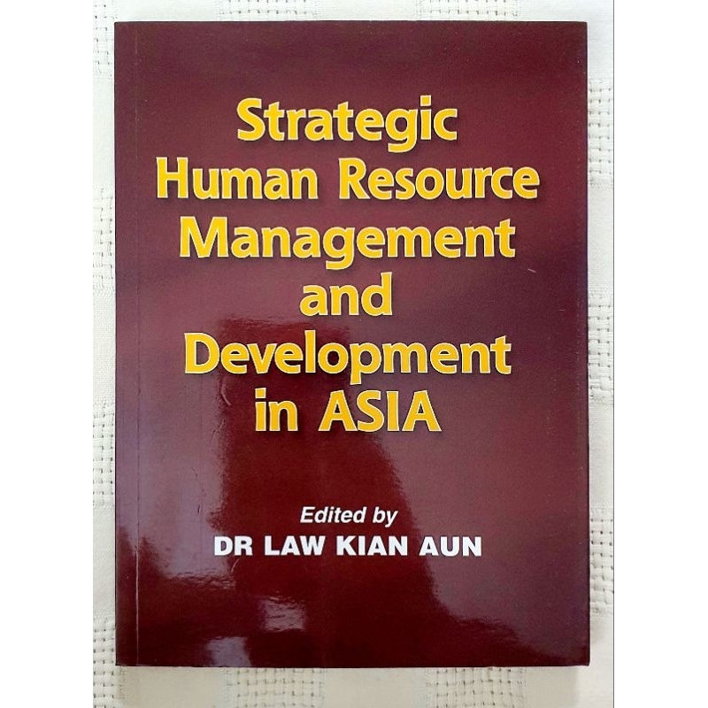 MBH | STRATEGIC HUMAN RESOURCE MANAGEMENT & DEVELOPMENT IN ASIA edited ...