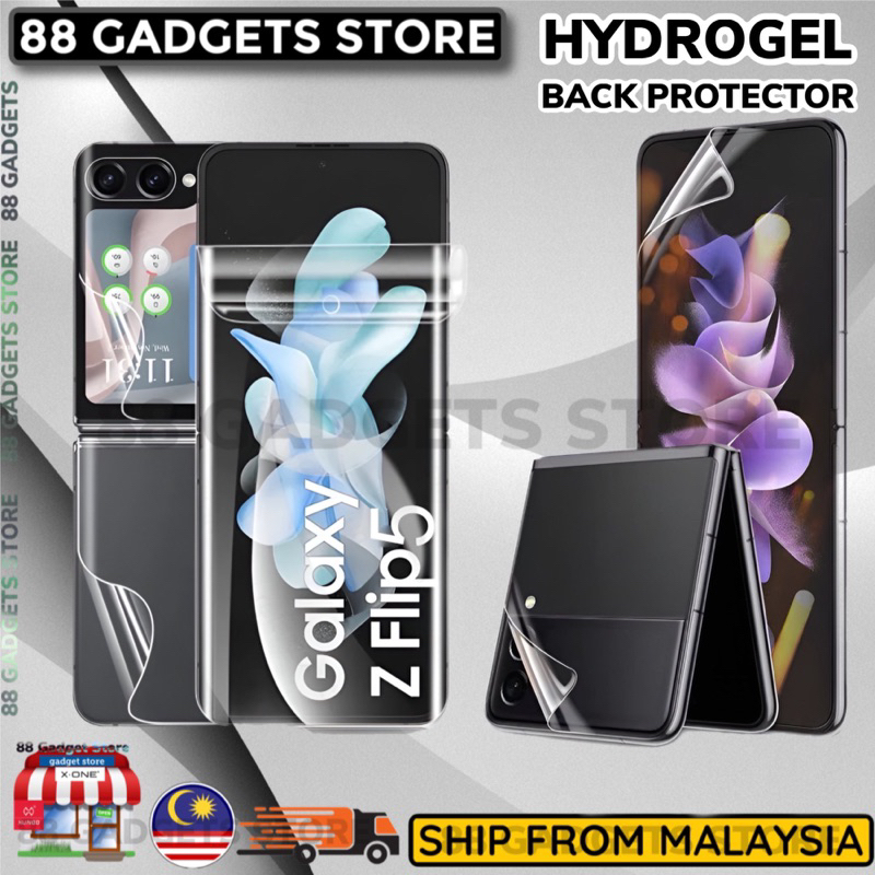 Samsung Galaxy Z Flip 6 / 5 / 4 / 3 5G / Z Flip Hydrogel Screen Protector Matte Clear Blueray ...
