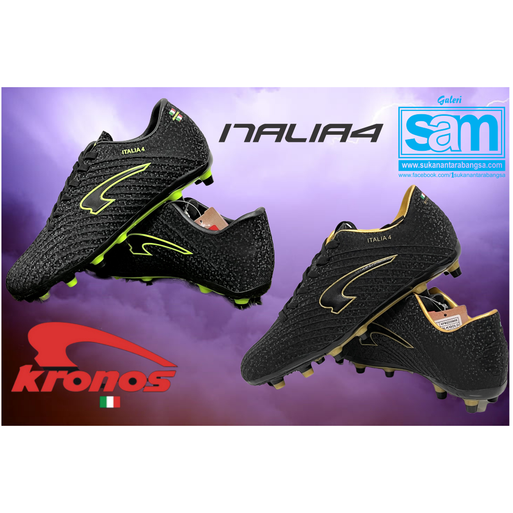 Kronos Soccer Football Soccer Boots Shoes (Senior) Italia 4 AUTHENTIC ...