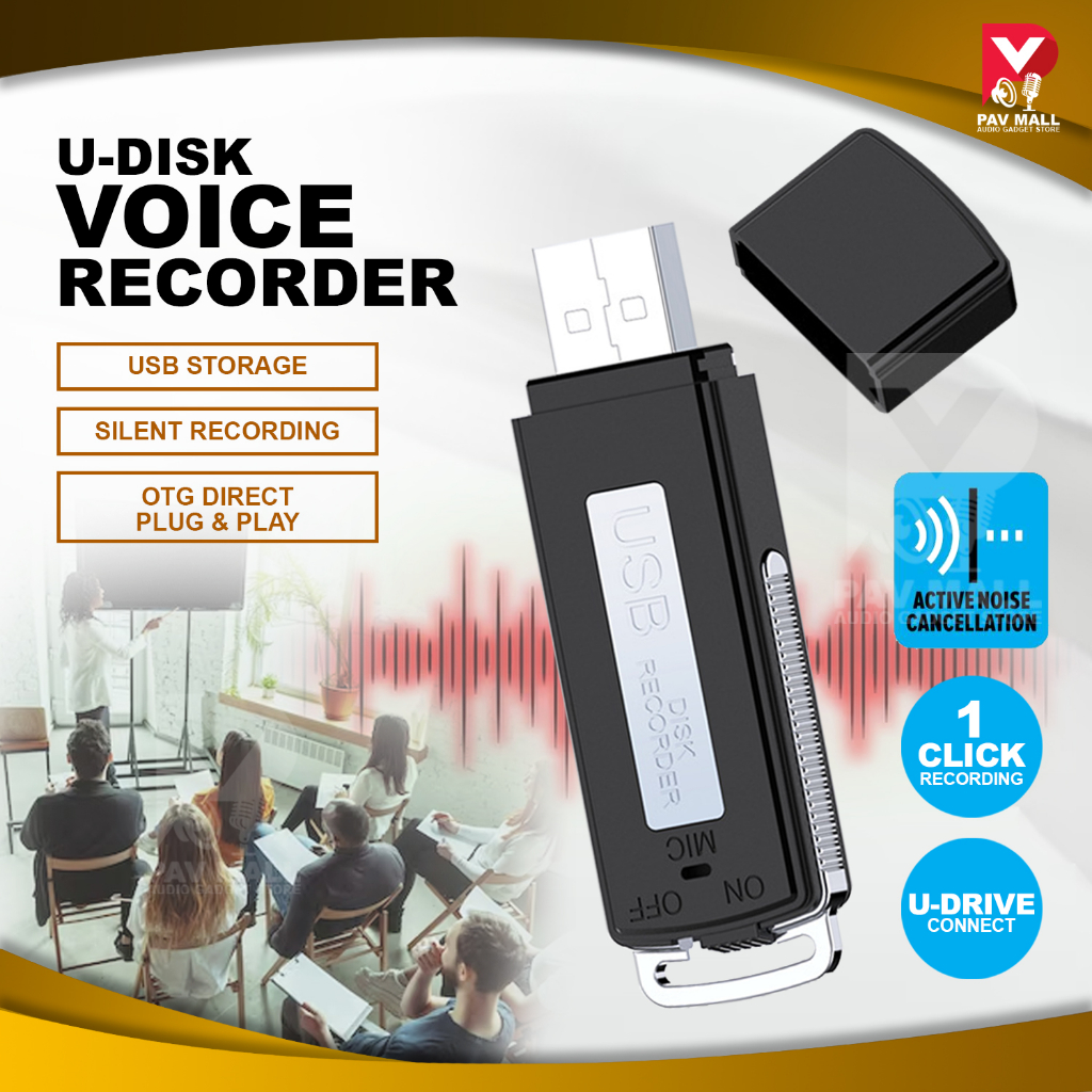 USB Voice Recorder Spy Pendrive Audio Sound Recorder Alat Rakaman Suara ...