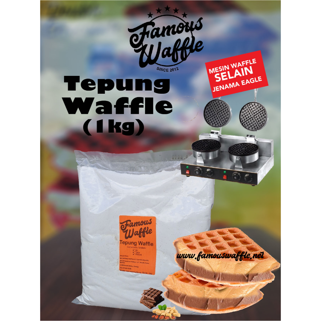 Tepung Waffle (Untuk Mesin Waffle Non Stick) | Shopee Malaysia