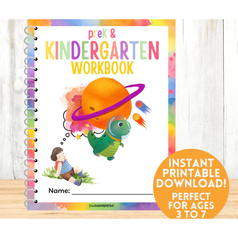 A429 – [PDF] Pre K and Kindergarten Workbook 44 pages - number shapes ...