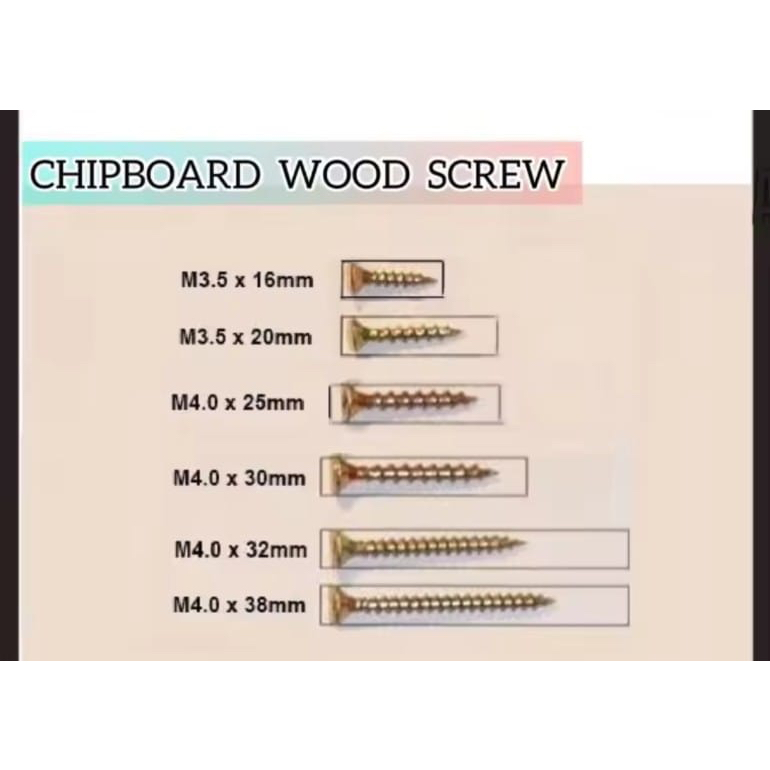 CSK Self Tapping Screw/Wood Chipboard Screw/Skru Kayu/Paku Kayu平头自攻螺丝 ...