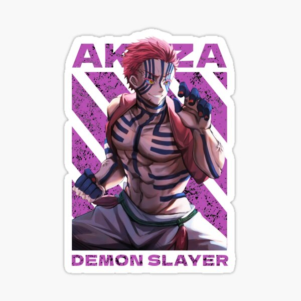 Akaza Demon Slayer Stickers v1 | Shopee Malaysia