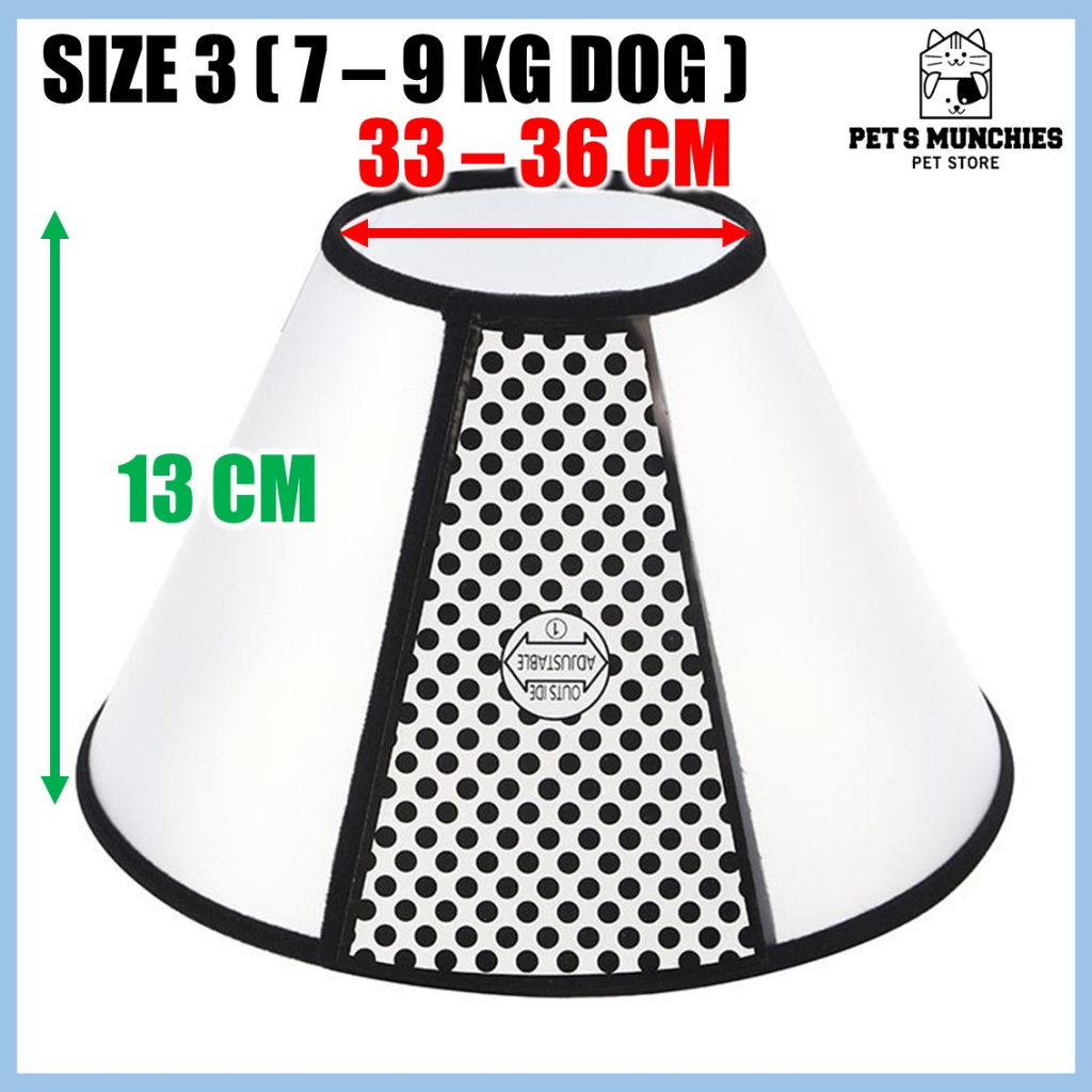 Pet Cone Collar Elizabeth Collar E Collar Kucing Anti Lick Collar Kon ...