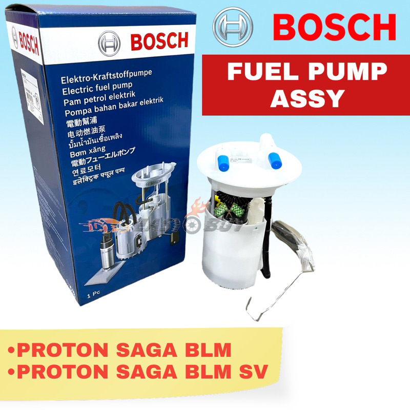 100% ORIGINAL BOSCH FUEL PUMP ASSY - PROTON SAGA BLM OLD / BLM SV (PW826330 F01R00S141 F 01R 00S ...