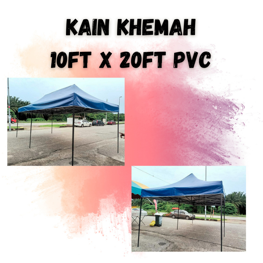 KAIN KHEMAH NIAGA PVC SAIZ 20ft X 10ft / 6M X 3M PRE ORDER | Shopee ...