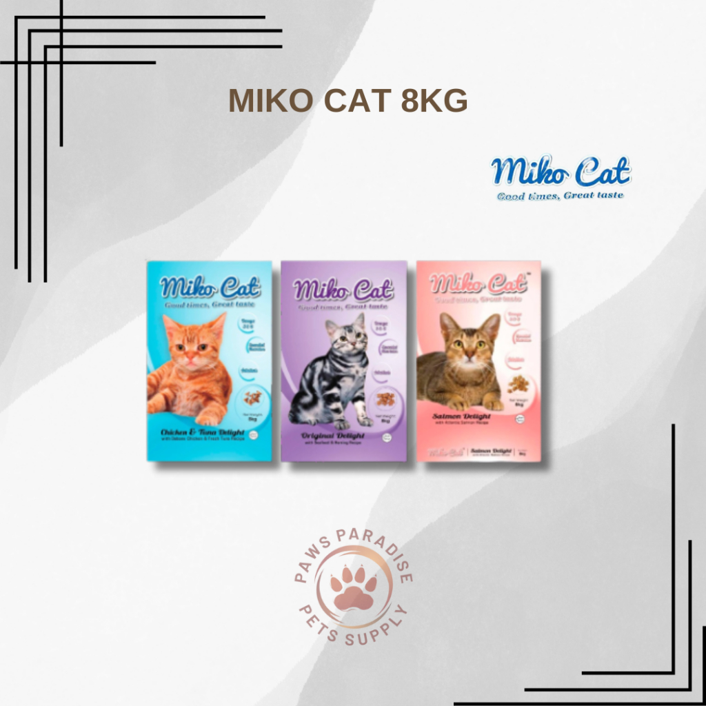 MIKO CAT KIBBLES FOR ADULT & KITTEN 8KG | Shopee Malaysia