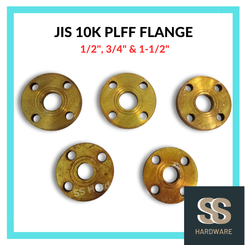 JIS 10K MILD STEEL FLANGES SS400 FLAT FACE PLATE FLANGE PLFF BESI ...