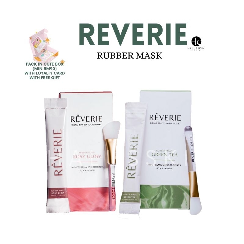 REVERIE Rubber Mask (ROSY GLOW/GREEN TEA) | Shopee Malaysia