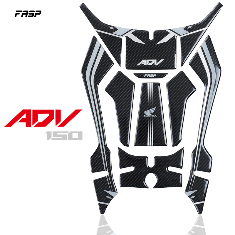HONDA ADV 150 TANK PAD // STICKER BODY ACCESSORIES LOGO FASP | Shopee ...