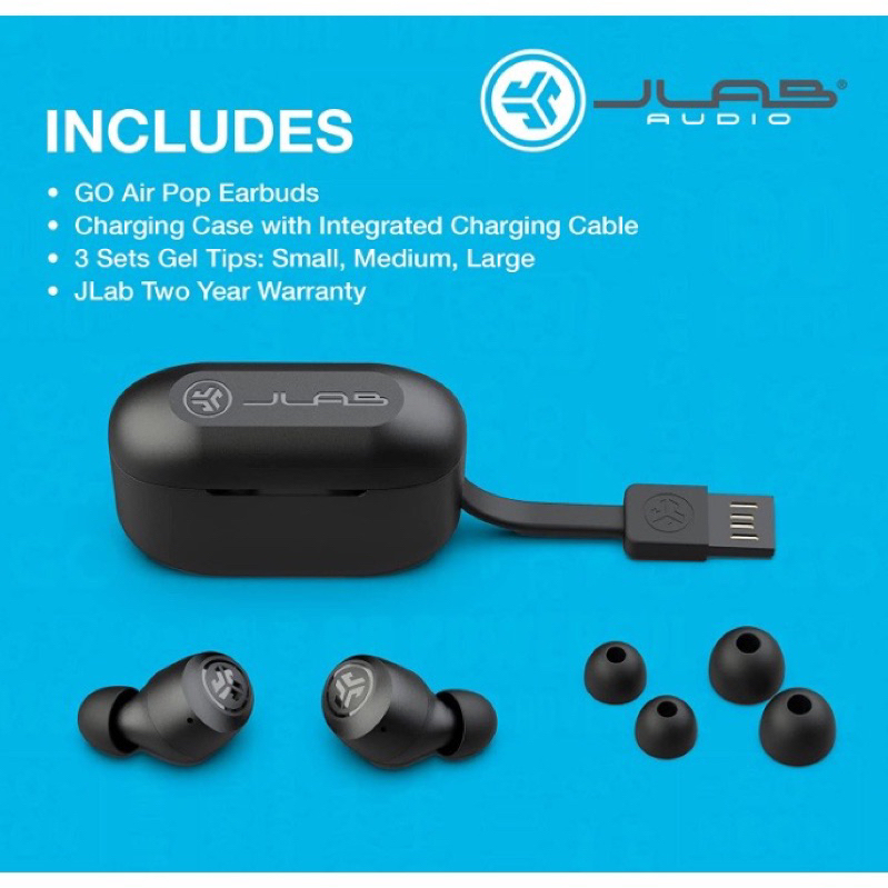 JLAB GO AIR POP 100% ORIGINAL | Shopee Malaysia
