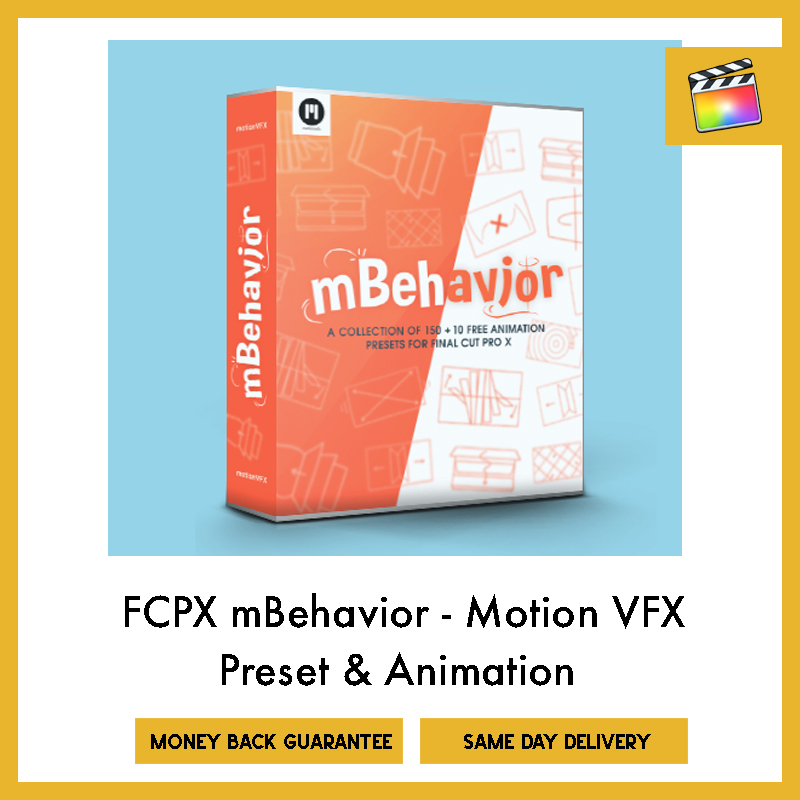 FCPX mBehavior | Preset & Animation - Motion VFX | Shopee Malaysia