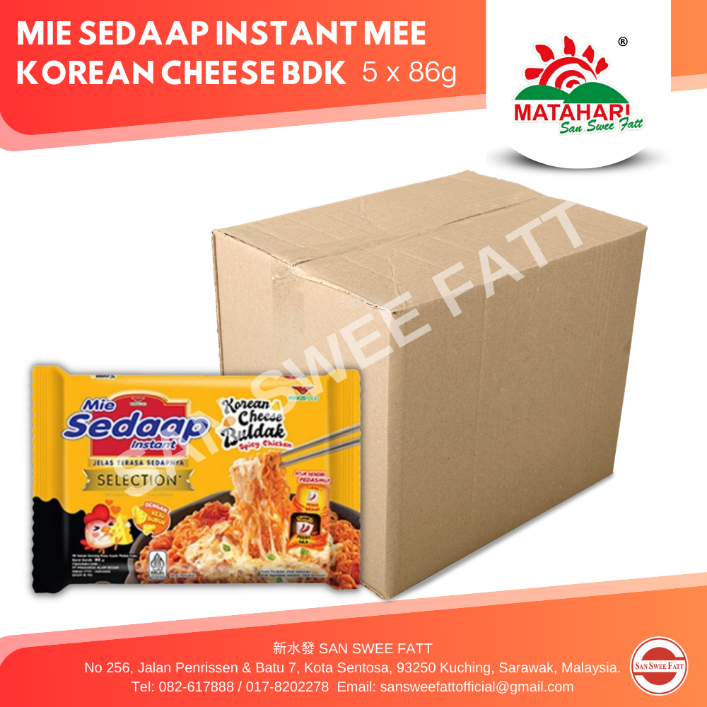 READY STOCK Viral 40pcs Mie Sedaap Instant Korean Cheese Buldak Spicy Chicken 86g x 40pcs Halal ...