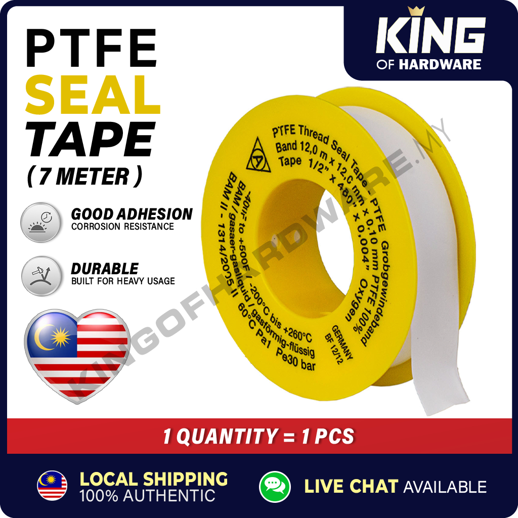 PTFE Thread White Plumbing Seal Tape | Sink Faucet Leaking Plumber Teflon Tape | Tap Putih Paip ...