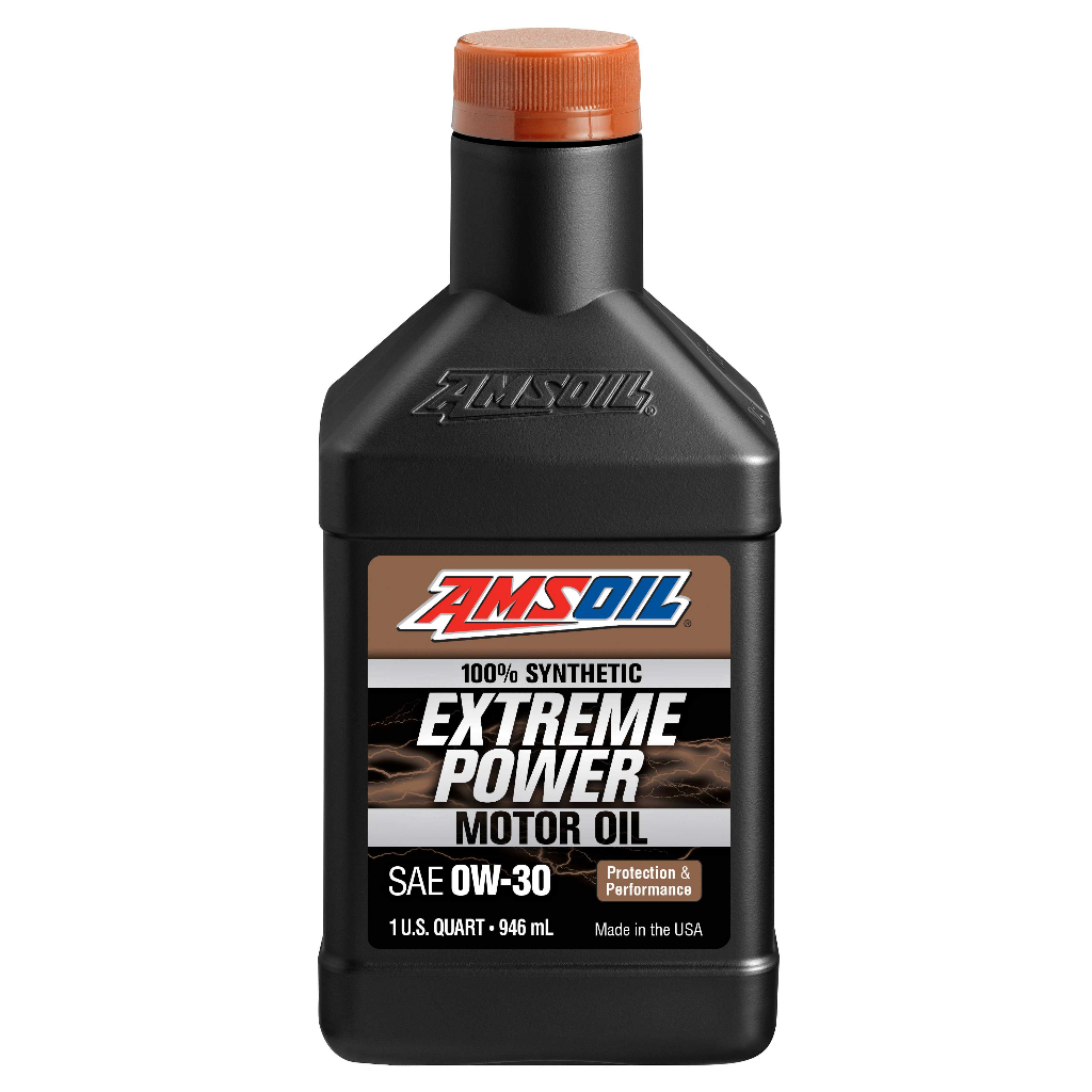 AMSOIL SAE 0W-30 / 0w30 FULLY SYNTHETIC EXTREME POWER MOTOR OIL (946ml ...