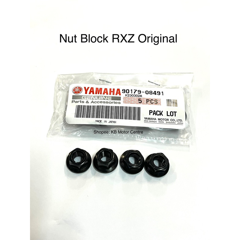RXZ Nut Block Yamaha RXZ Original Japan 4 Pcs | Shopee Malaysia