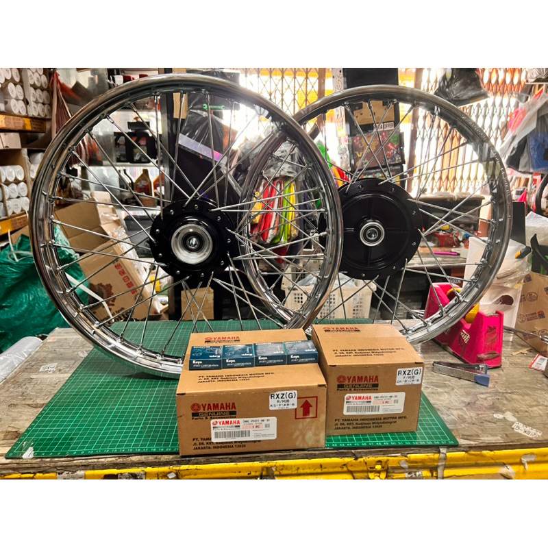 YAMAHA RIM UNION CYCLE RXZ HUB HLY SEKALI COMPLATED SET | Shopee Malaysia