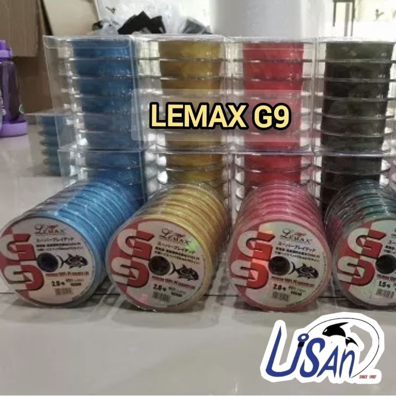 LEMAX G9 Premium 100% PE 8X Braided Line/Tali Benang | Shopee Malaysia