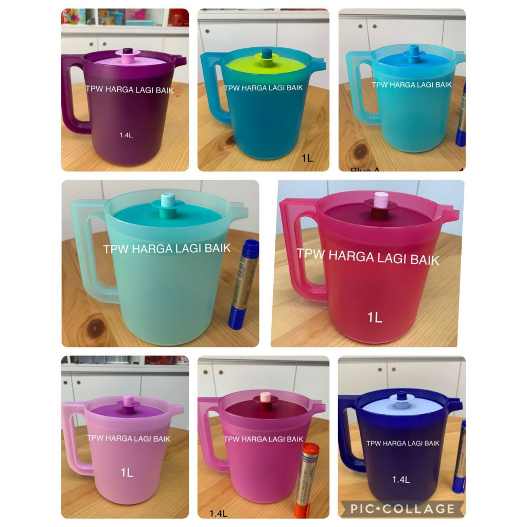 Tupperware Pitcher 1L , 1.4L / Jug Air 1 | Shopee Malaysia