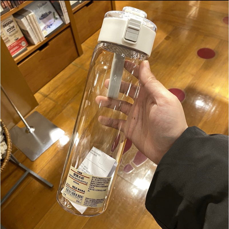MUJI Japanese Style Simple Water Bottle With Tea Filter 350/550/800ml/No Tea Filter (Got Straw ...