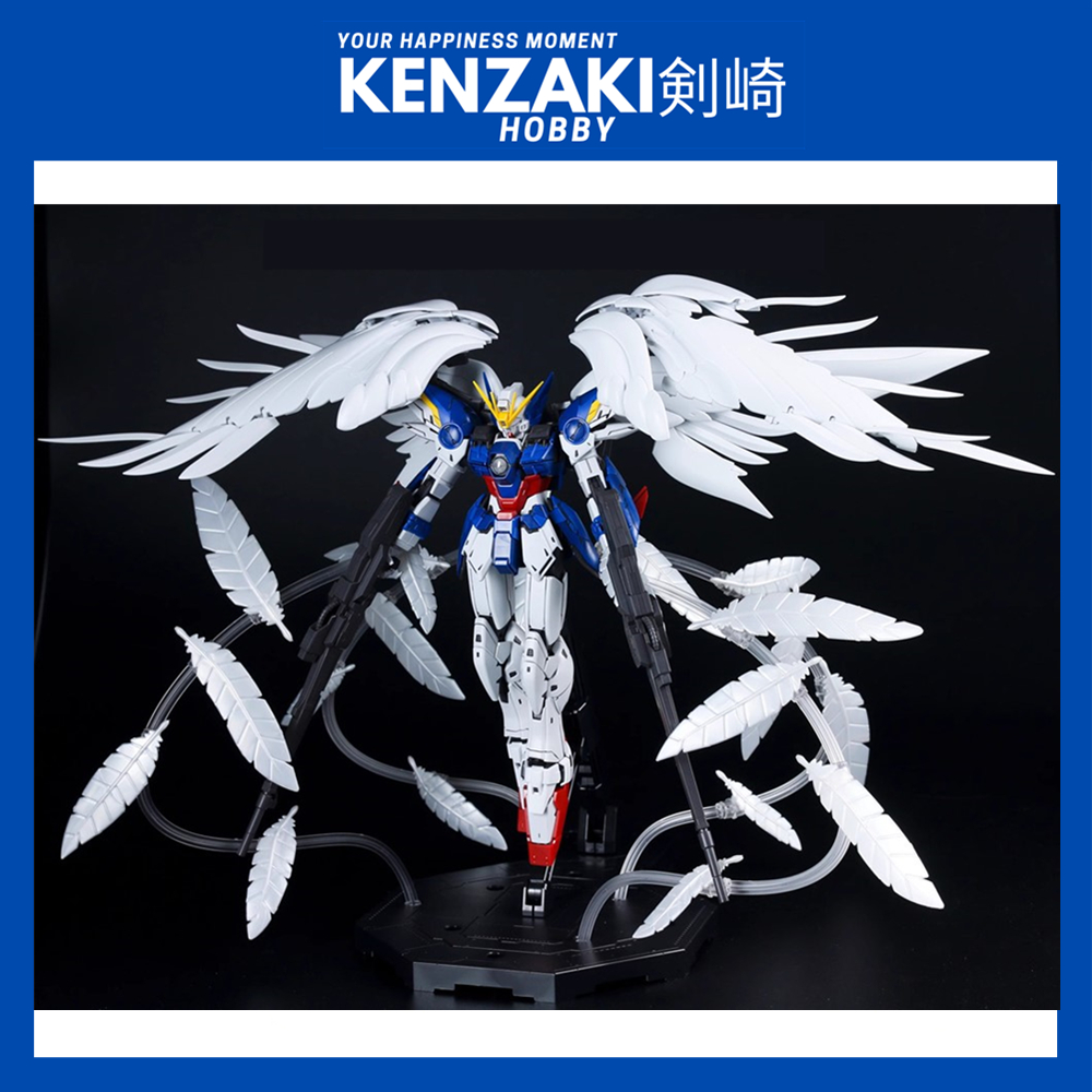 HG MG MGSD WING ZERO GUNDAM FEATHER EFFECT ACTION STAND | Shopee Malaysia