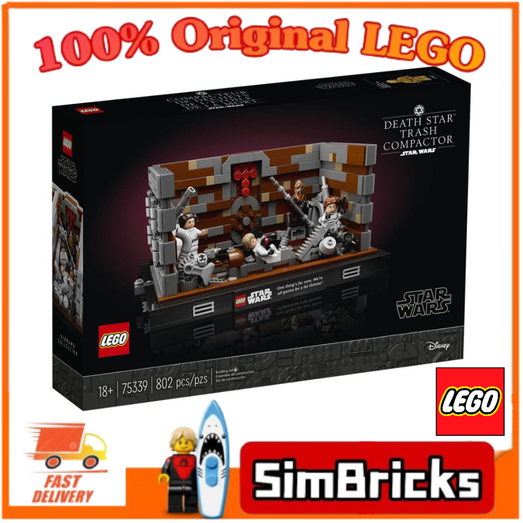 (SimBricks) Lego 75339 Star Wars Death Star™ Trash Compactor Diorama ...