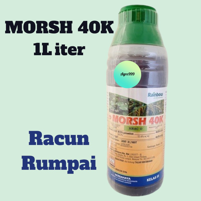 MORSH 40K 1Liter|Racun Rumpai|Racun Keladi air | Shopee Malaysia