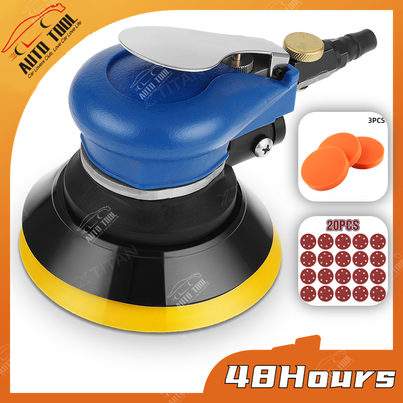 CLC 5" Pneumatic Sander Wood/Steel Polishing Machine Sander Air Sander ...