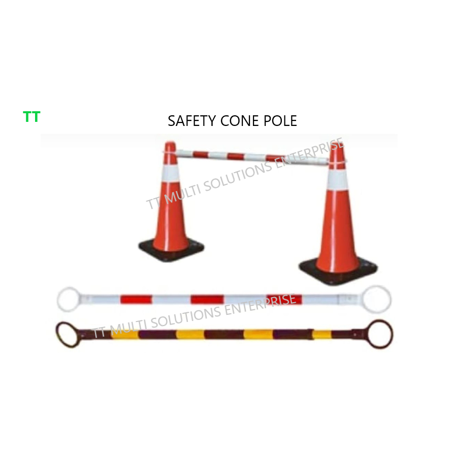 SAFETY ROAD CONE BARRIED POLE (RED & WHITE) PICASAF | Shopee Malaysia