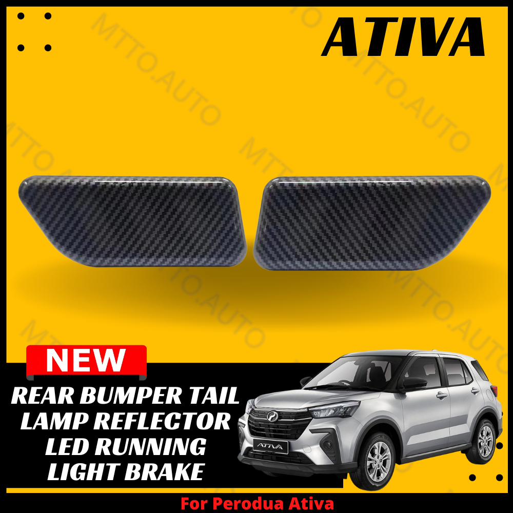 MTTO Perodua Ativa Exterioir Rear Bumper Tail Lamp Reflector Led ...