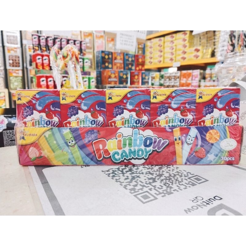 30PCS RAINBOW CANDY/ALIBABA GULA PELANGI HALAL | Shopee Malaysia