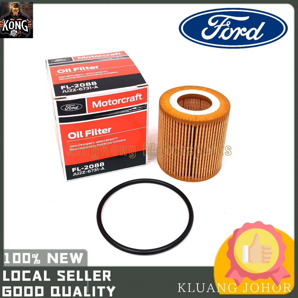 100% ORIGINAL OIL FILTER MOTORCRAFT FL-2088 JU2Z-6731 -A FORD RANGER T6 ...